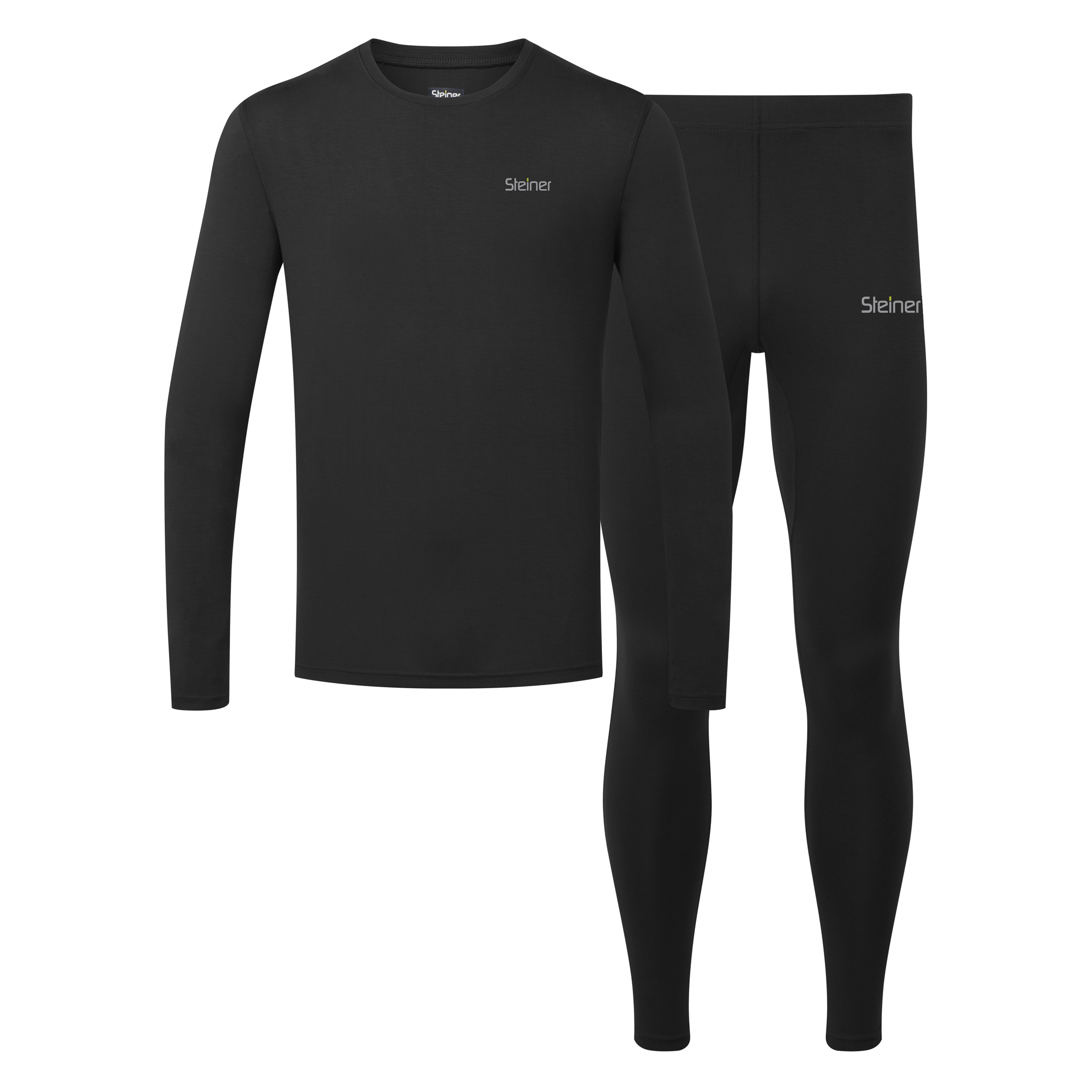Steiner Black Soft-Tech Mens Base Layer Set - Love & Piste Ski & Snow ...
