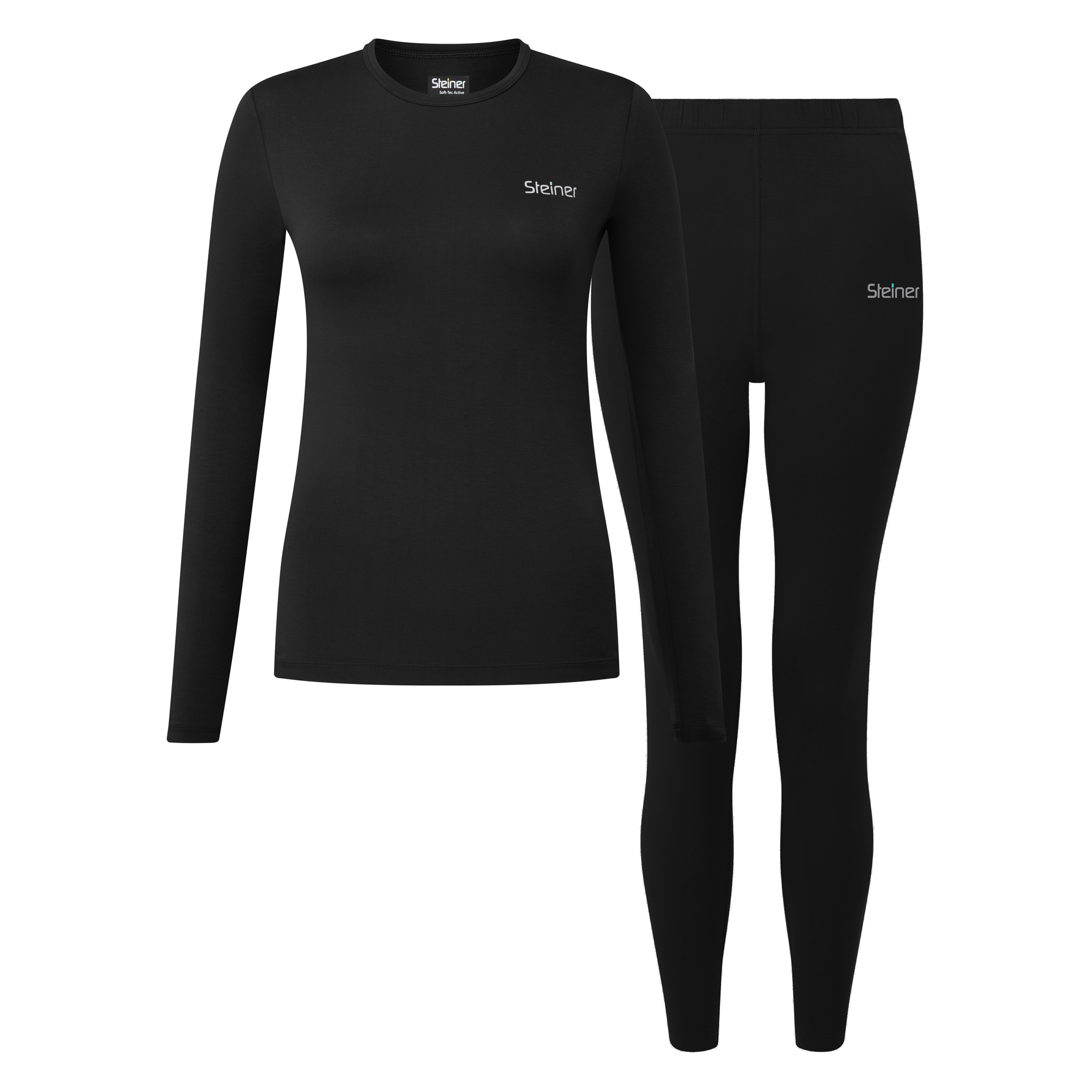 Steiner Black Soft-Tech Womens Base Layer Set - Love & Piste Ski & Snow ...